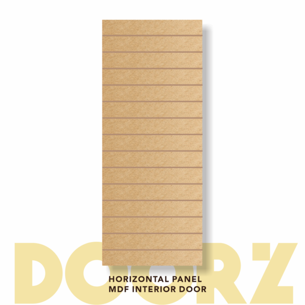 Horizontal panel solid MDF interior door - The Doorz Shop